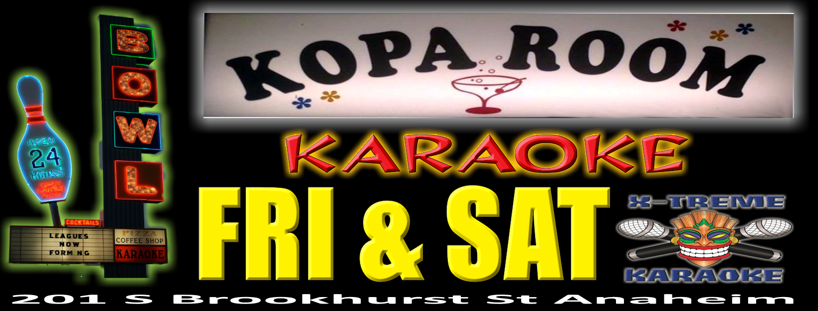 Kopa Room in the Linbrook Bowling Center - Anaheim, California